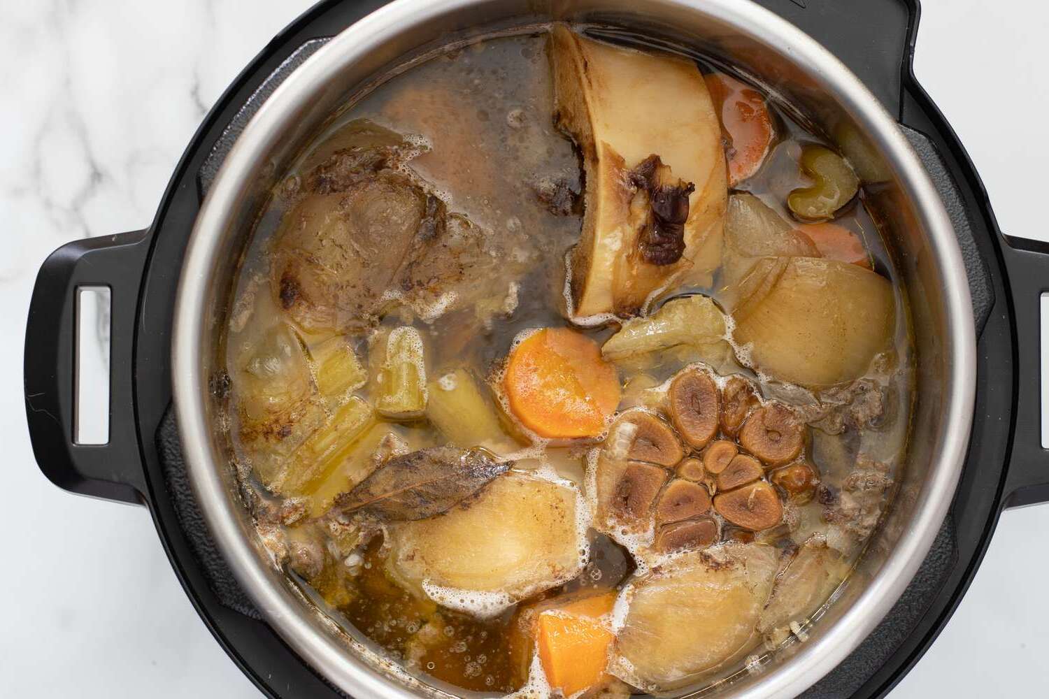 Instant Pot Beef Bone Broth Recipe Home Pressure Cooking
