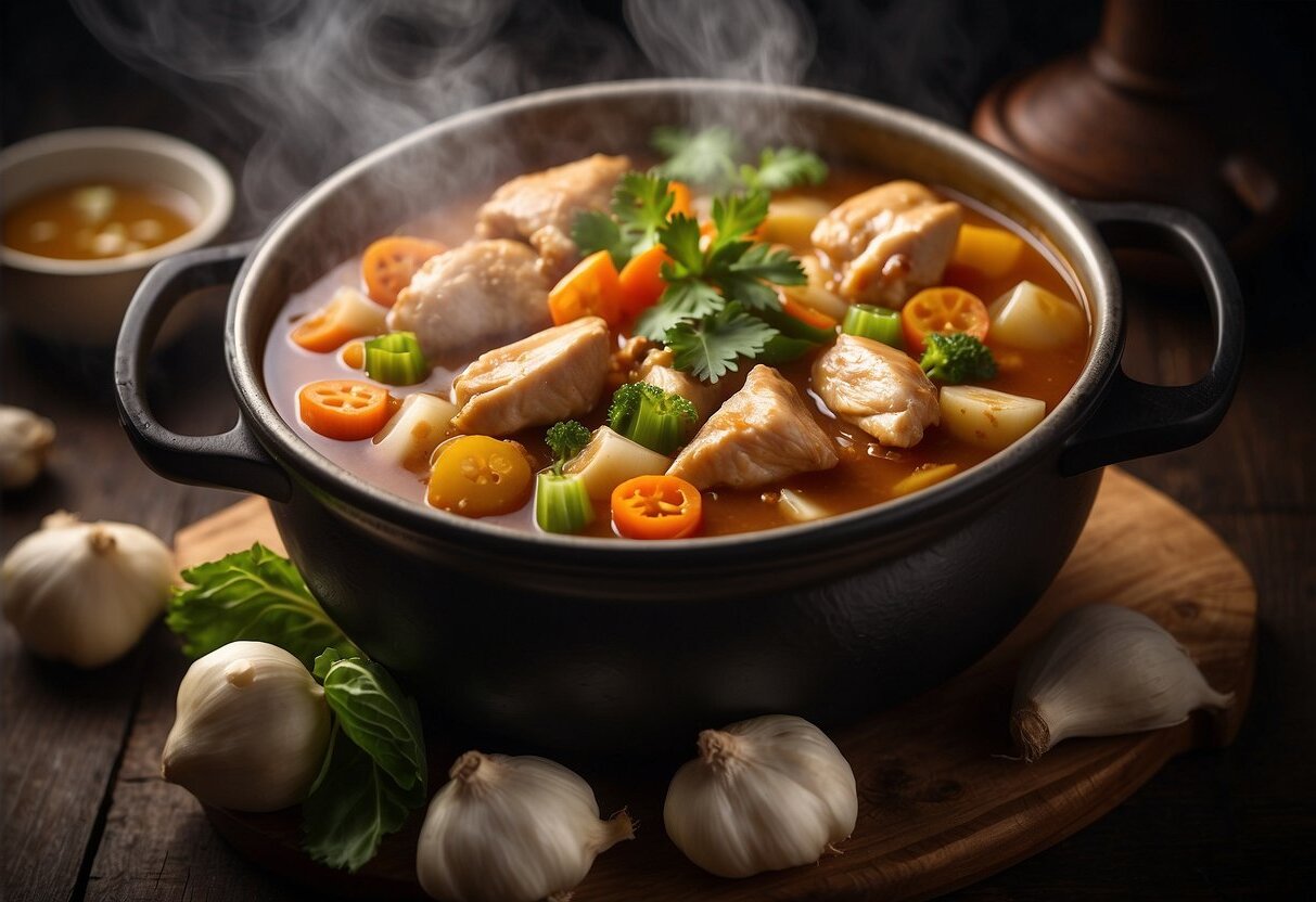 Chinese Chicken Stew Home Pressure Cooking